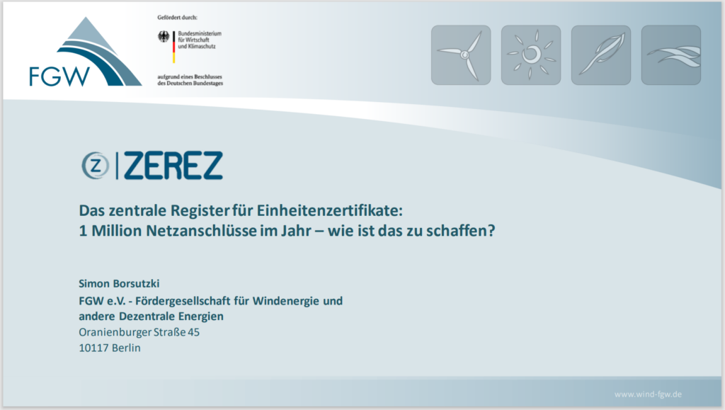 Wind-FGW | Vorträge